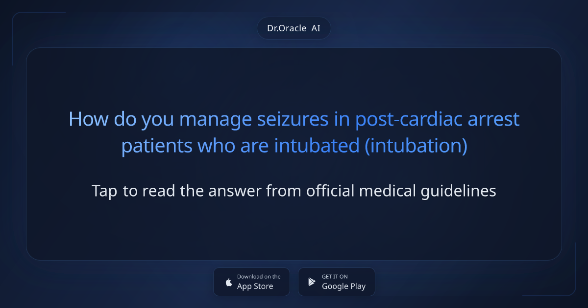 How do you manage seizures in post-cardiac arrest patients who are ...