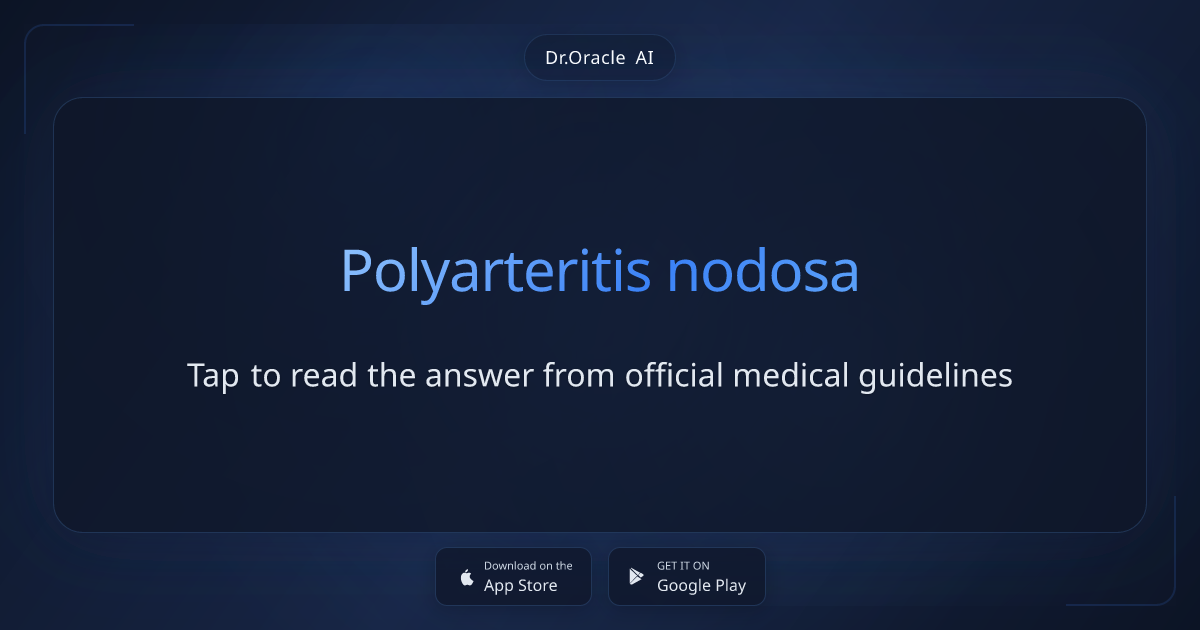 Polyarteritis nodosa